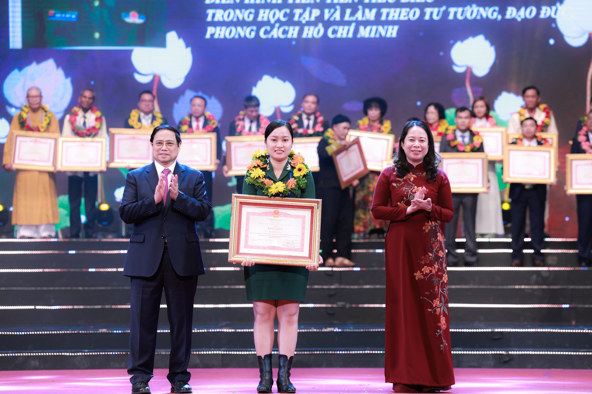 Three service personnel honored as national role models